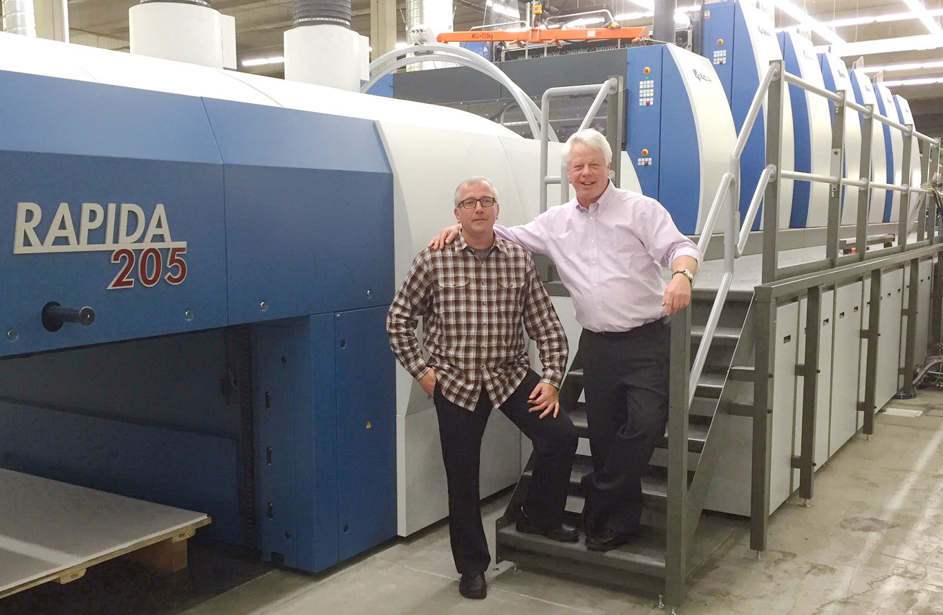 Third KBA Rapida 205 Positions The Garvey Group West for Additional ...